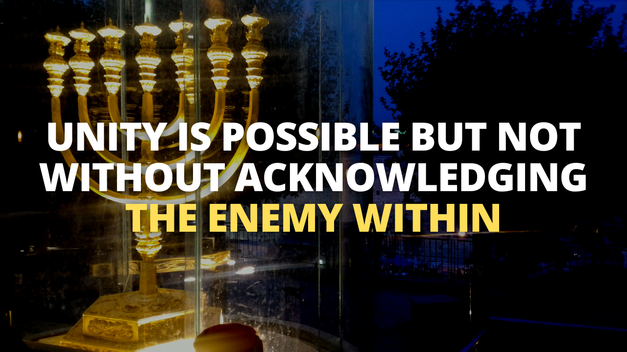 Unity Is Possible But Not Without Acknowledging The Enemy Within 