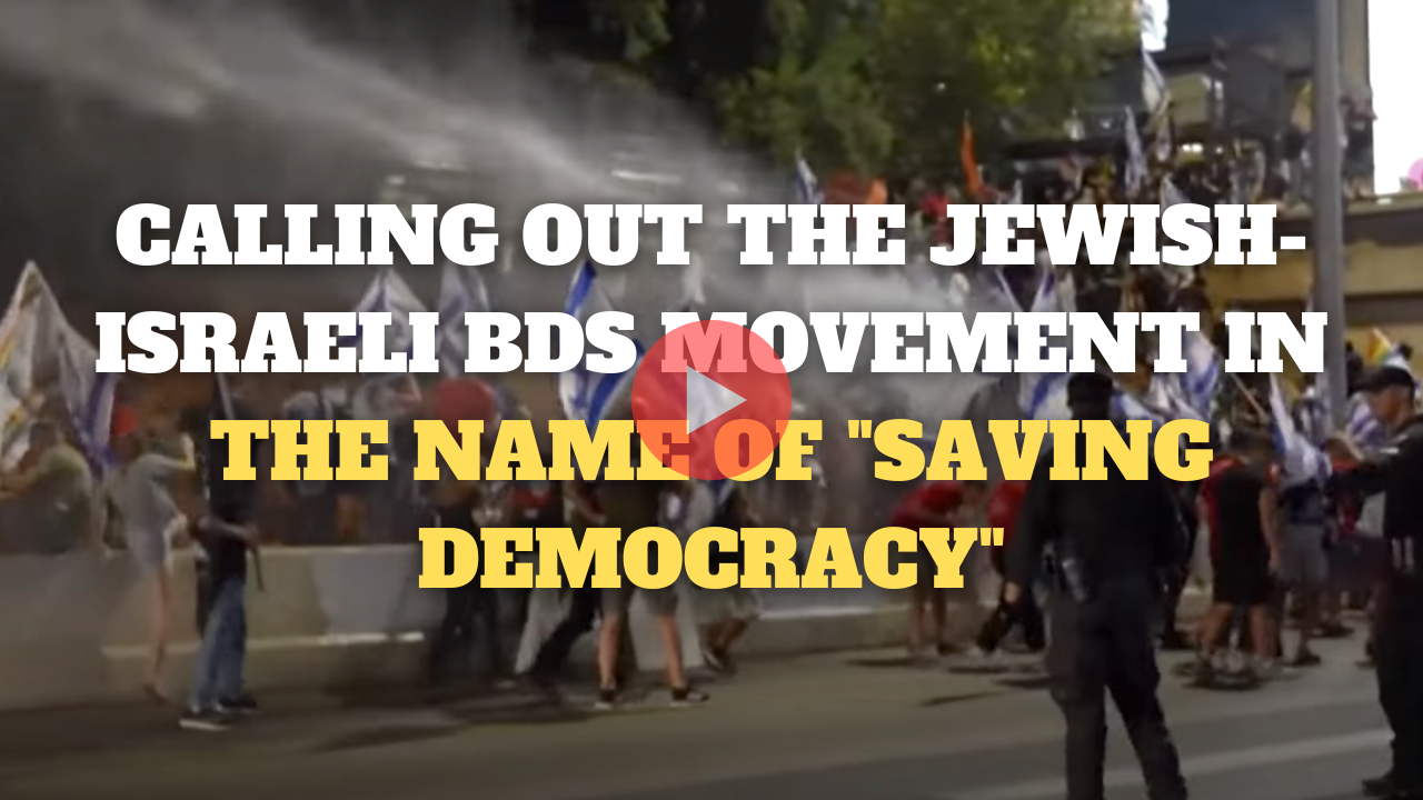 Calling Out the Jewish-Israeli BDS Movement
