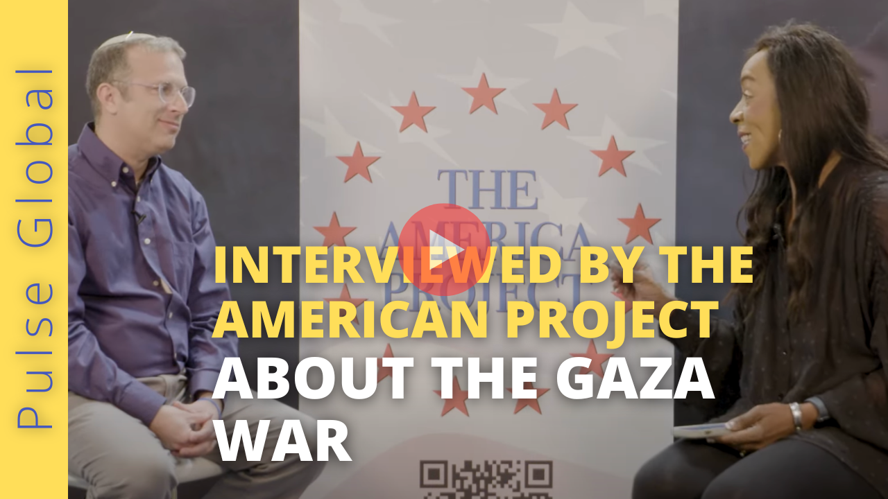 Interviewed by the American Project about the Gaza War