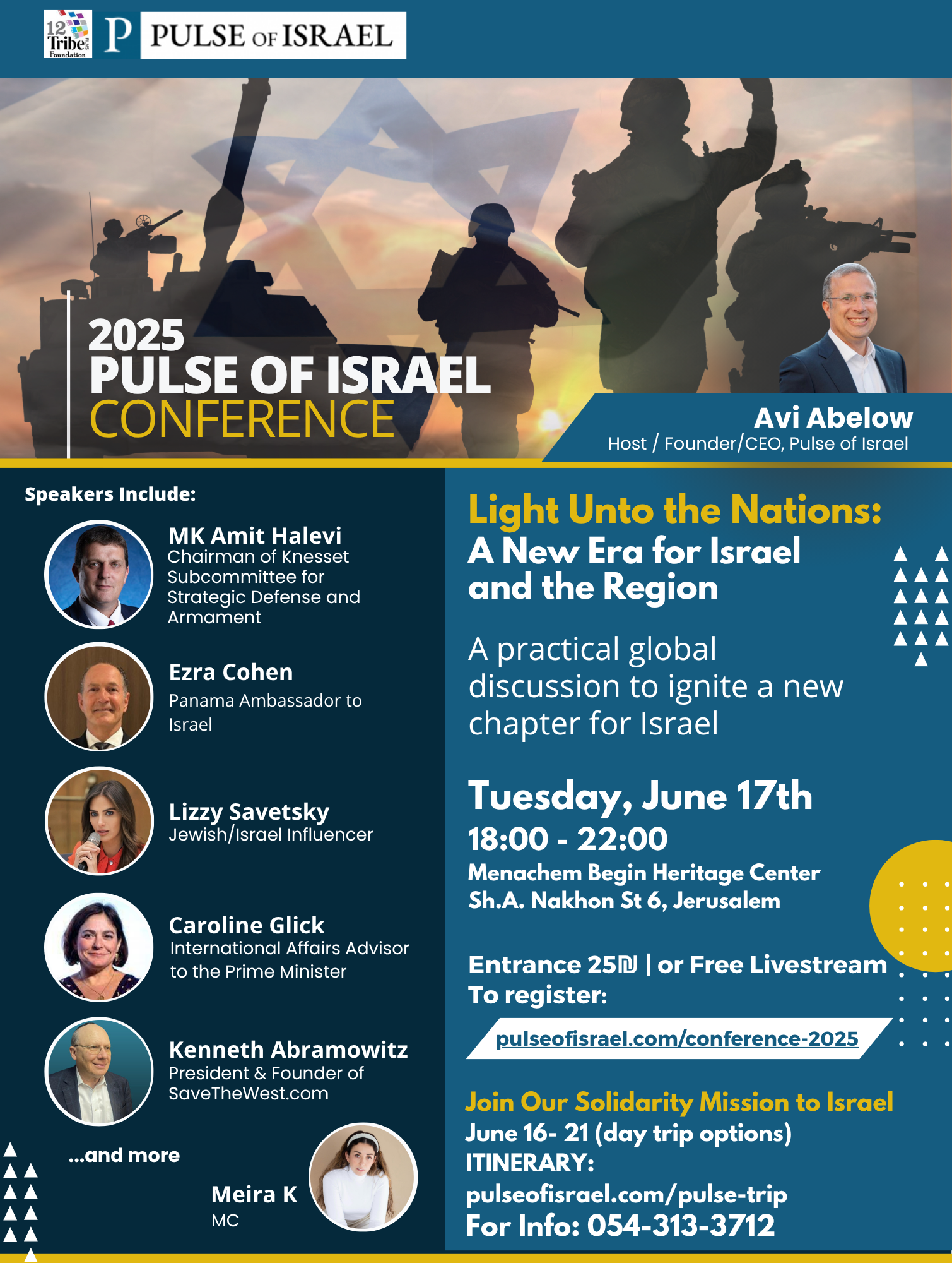Pulse of Israel Mission 2025 - Pulse of Israel